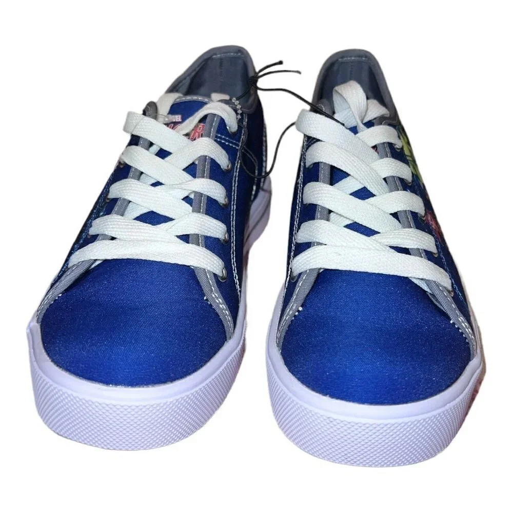 Heelys | Shoes | Heelys Youth Blue Marvel Avengers Low Top Lace Up ...